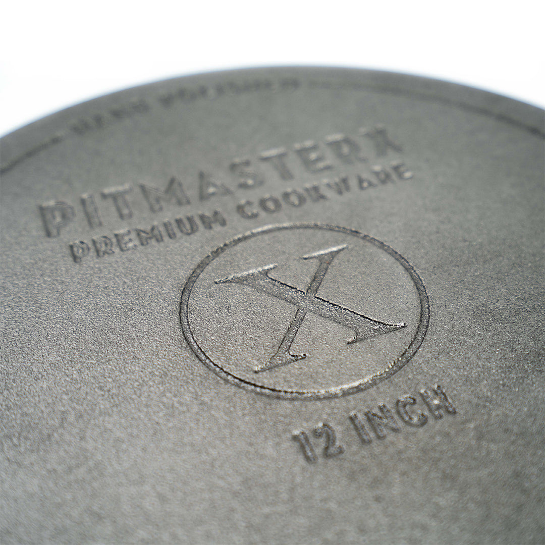 Hand Polished 12" Cast Iron Skillet – Pitmaster X
